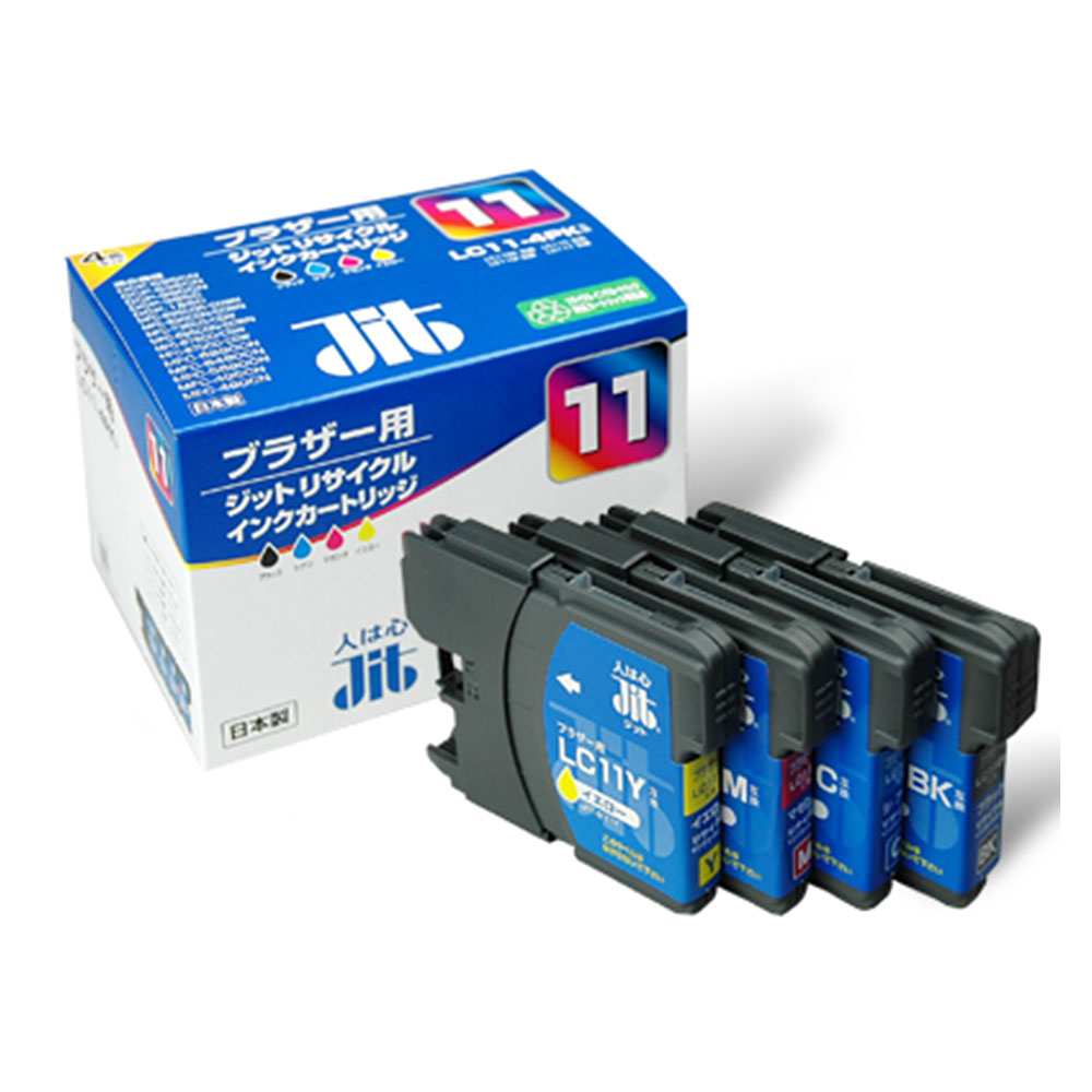 ● 商品の詳細BROTHER/ブラザー LC11-4PK 4色パック 【リサイクルインクカートリッジ】 ● 配送方法・送料・お支払方法・配送方法　宅配便 ・送料　　　　無料 ※沖縄・離島・一部地域 お届け不可 ※代金引換はご利用になれません...