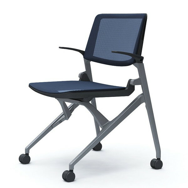 ■ 商品スペックシャープなフレーム、しなやかな座り心地、使いやすさへの配慮を兼ね備えたミーティングチェア「Marca(マルカ)」。■ゆったりと座れるワイドメッシュの座面。座面幅は広めの450mm、フレームの上で張ったメッシュがしなやかに体を...