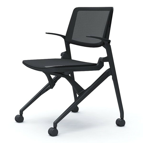 ■ 商品スペックシャープなフレーム、しなやかな座り心地、使いやすさへの配慮を兼ね備えたミーティングチェア「Marca(マルカ)」。■ゆったりと座れるワイドメッシュの座面。座面幅は広めの450mm、フレームの上で張ったメッシュがしなやかに体を...