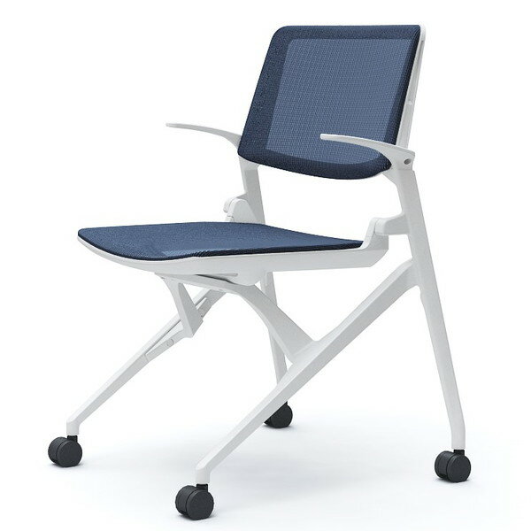 ■ 商品スペックシャープなフレーム、しなやかな座り心地、使いやすさへの配慮を兼ね備えたミーティングチェア「Marca(マルカ)」。■ゆったりと座れるワイドメッシュの座面。座面幅は広めの450mm、フレームの上で張ったメッシュがしなやかに体を...