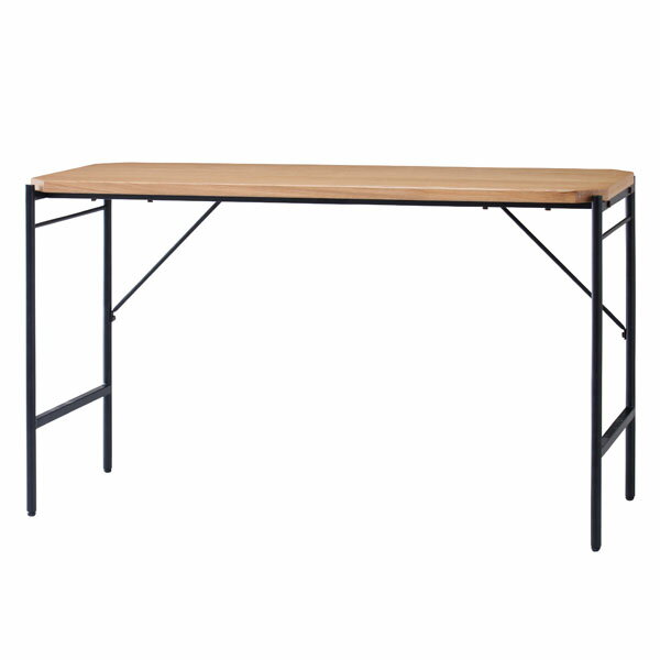 ■ 商品スペック切り落とした4つ角から覗くスチールが特徴のシンプルなデスクです。奥行が450mmなので圧迫感がなく場所をとらないサイズ感となっています。別売りインワゴン、オプション引き出しを使用すればデスク周りの収納力もUPします。天板側面...