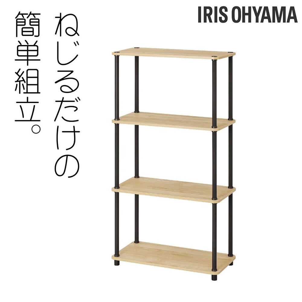 ■ 商品スペックポールをはめてねじるだけ、工具不要で簡単に組み立てできるスチールポールラックです。丈夫なスチール製のポールで耐久性と安定感があります。オープンタイプなのでディスプレイ棚としてもおすすめです。天板は角が丸みを帯びているため、お...