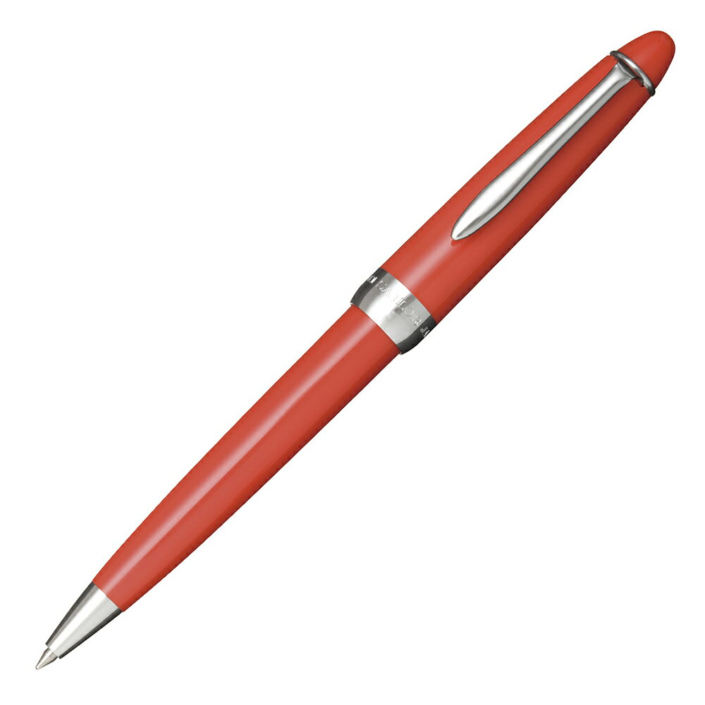 ●方式：回転式●芯色：油性ブラック●ボール径：0.7mm●蓋・大先：AS樹脂/朱色●本体サイズ：Φ15.5×134mm（クリップ部含む）●軸径：Φ9.5mm●本体重量：22.4g●替芯（別売）：18-0500メーカー希望小売価格はメーカーカ...