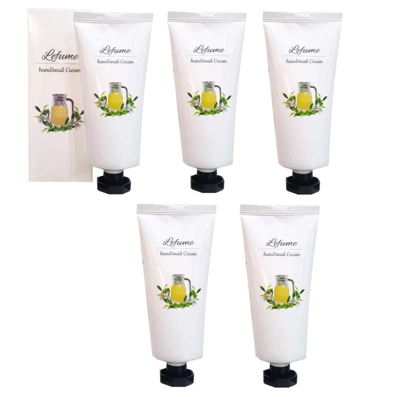 株式会社エバーメイト （5本セット）Lefune ハンド＆ネイルクリームレモンの香り Hand&amp;Nail Cream 100ml