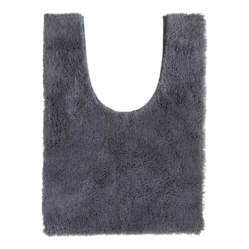 乾度良好Dナチュレ トイレマット 耳長サイズ (約90cm×65cm) ダークグレー (かんどりょうこう 吸水 速乾 抗菌 防臭 トイレ 洗える ロング)サイズ：約65cm×90cm（首下：約50cm）素材:アクリル100%(特殊吸水素材/...