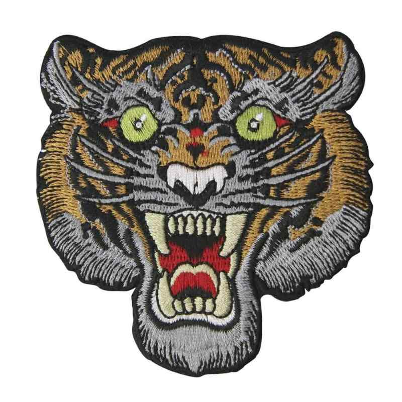 轟音の獣刺繍のバッジのアイロン付けまたは縫い付けるワッペン