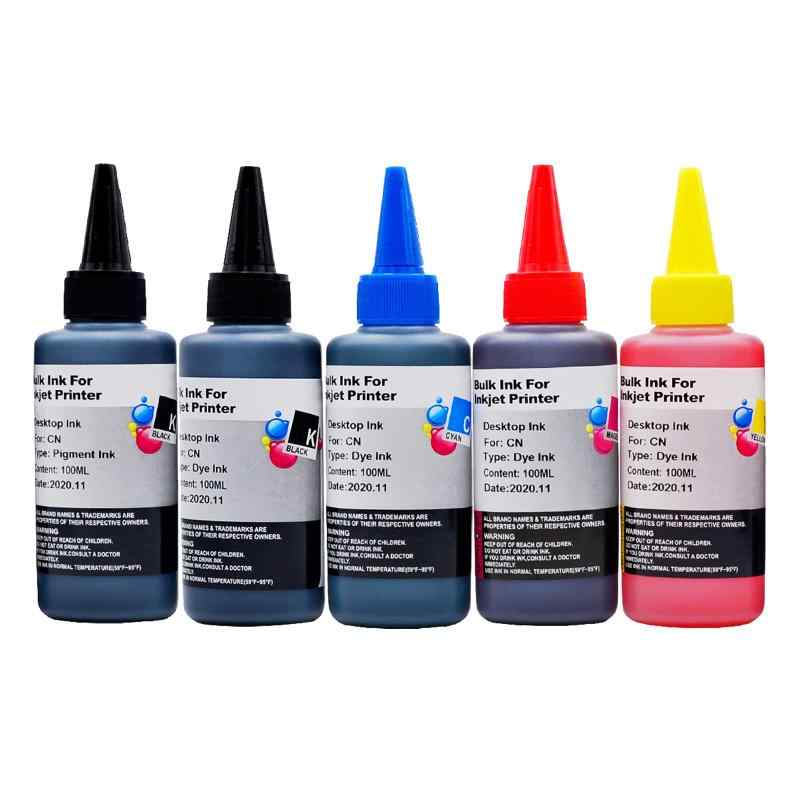 キャノン Canon 詰め替えインク 互換 100ml 4色セット 全機種対応 BK/C/M/Y ボトルインクピーチマート(4色セット)セット内容キャノン CAN 詰め替えインク 互換 100ml 4色セット 染料 BK/C/M/Y対応機種...