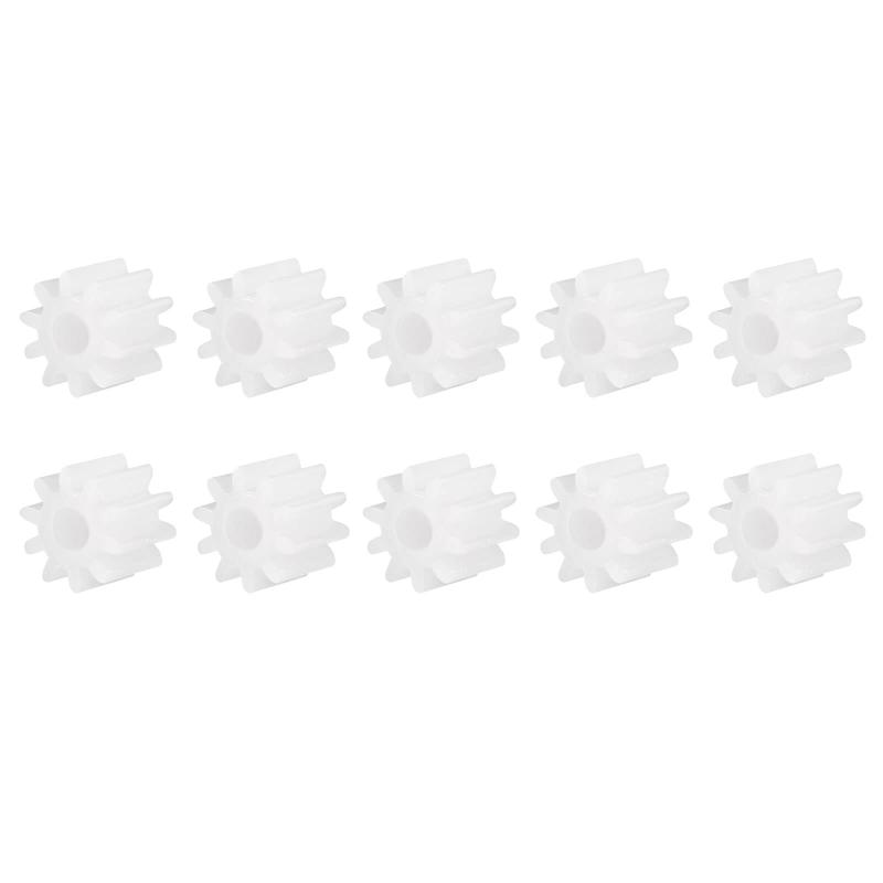 50個 9歯 プラスチック 歯車モデル 092A減速機 プラスチックウォームギヤ DIY車 ロボット 模型製作用応用: プラスチックギアは、RCモデルカー、電動ロボットのモデル、ギア比の仕組みの表示などの教育、その他の家庭用小型モーターDI...