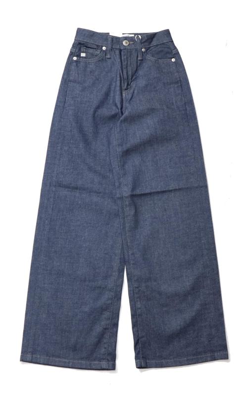 [サムシング] ジーンズLISA ワイド デニムパンツレディースSIZE：L　ウエスト：72cm　股上：30.5cm　わたり幅：32cm　股下：74.5cm　裾幅：29.5cm