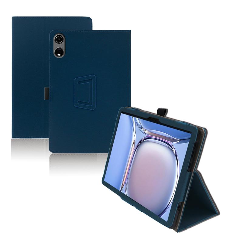 For Mega3 ケース 12.1インチ タブレット 保護ケース 高級PU 全面保護 調節可能 防水防汚 衝突防止 薄型軽量 良い手触り 長持ち スタンド機能付き タブレット ケース (ブルー)対応機種 Mega3 12.1インチ タブレ...