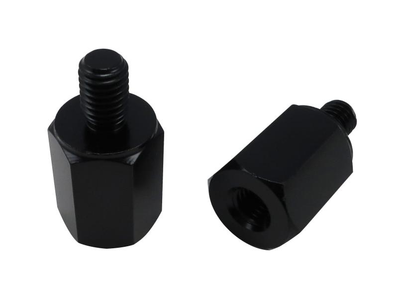 キタコ(K) ミラーアダプターセット MA-02 対辺17mm 8mmスペーサー/8mmスペーサー 黒 0900-505-10021汎用対辺17mmセット内容：8mmスペーサー×2左右1セット | スチール製・ブラック塗装仕上げネジサイズや...