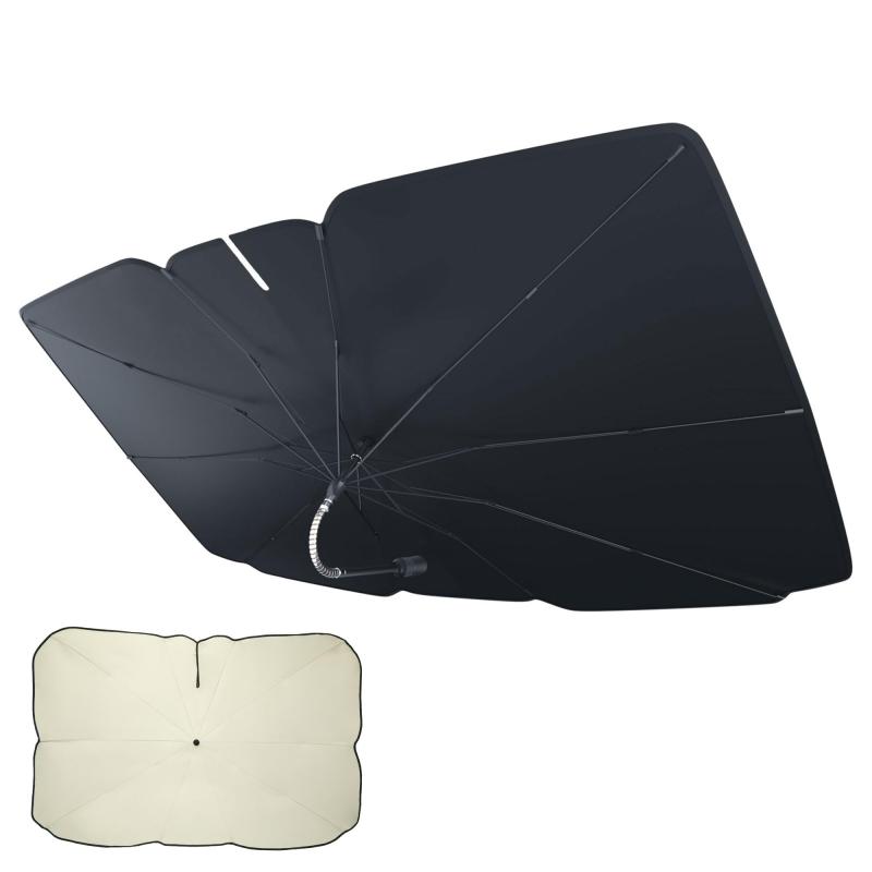 車種専用 極タイプ 車 フロント 2025年版ドラレコ車外録画対応 車用 日除け 傘 カーシェード カー用品 便利グッズ 車内✅️・極み 生地がアップデートされた傘式の極みシリーズです。 は 車 の フロント 部分に傘をさすようにサッと簡単...