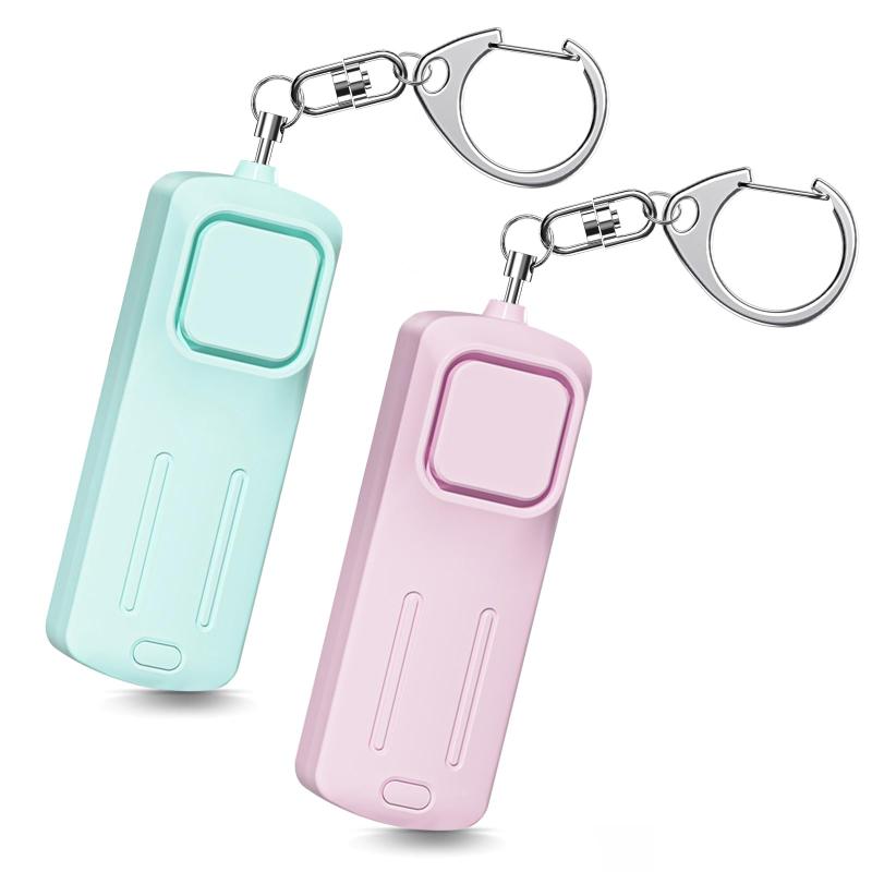 防犯アラーム 女性 大音量ブザー LEDライト付