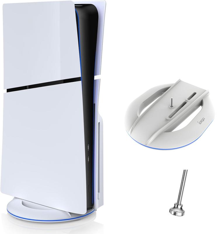 ps5 slim スタンド 縦置きスタンド 簡単設置 高い安定性 放熱改善 ps5 新型 スタンド 充電ケーブル付き ps5 アクセサリー ps5 周辺機器 PS5の版とデジタル版両対応