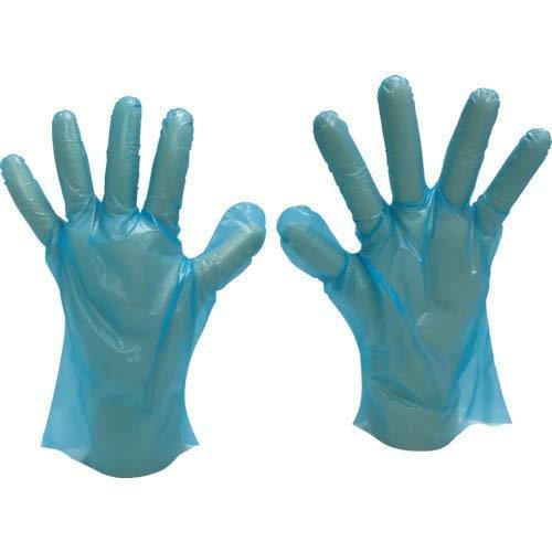 エフピコ WエンボスGLOVE23 ブルー 袋(100枚入) P6RC色：青サイズ：厚さ(mm)：0.023全長(cm)：27.5±0.5手のひら周り(cm)：24.8