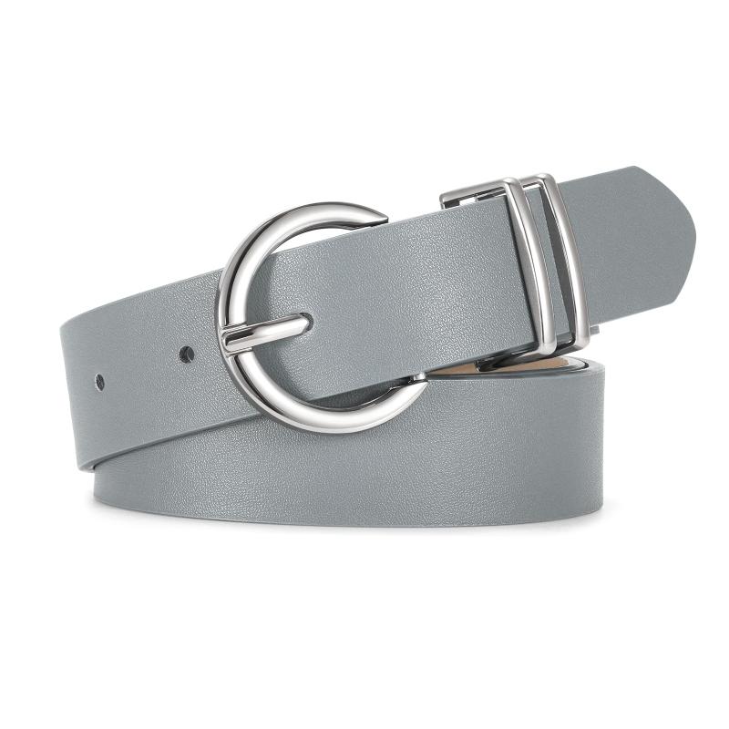 [] レディース ベルト 革 幅27mm 太め おしゃれ レザーベルト ビジネス スーツ カジュアル プレゼントベルト素材柔らかくて長持ちする合成皮革と、さびにくい合金製バックルを採用しています。軽い付け心地で、毎日のファッションを快適にサ...