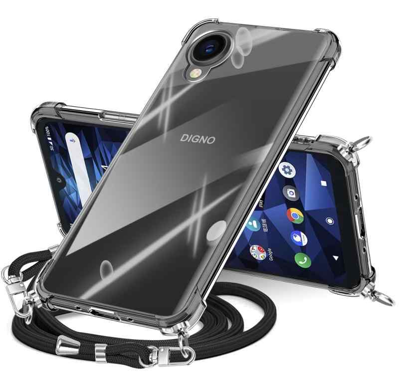 ケース クリア ショルダー スマホケース カバー 肩掛け 斜めかけ 縄掛けケース 透明 TPU 耐衝撃 薄型 軽量 ケース 紐付き 斜めがけ 織りストラップ付き ネックストラップ ショルダー 長さ調精確なカットアウト本機によって精密に設計に...