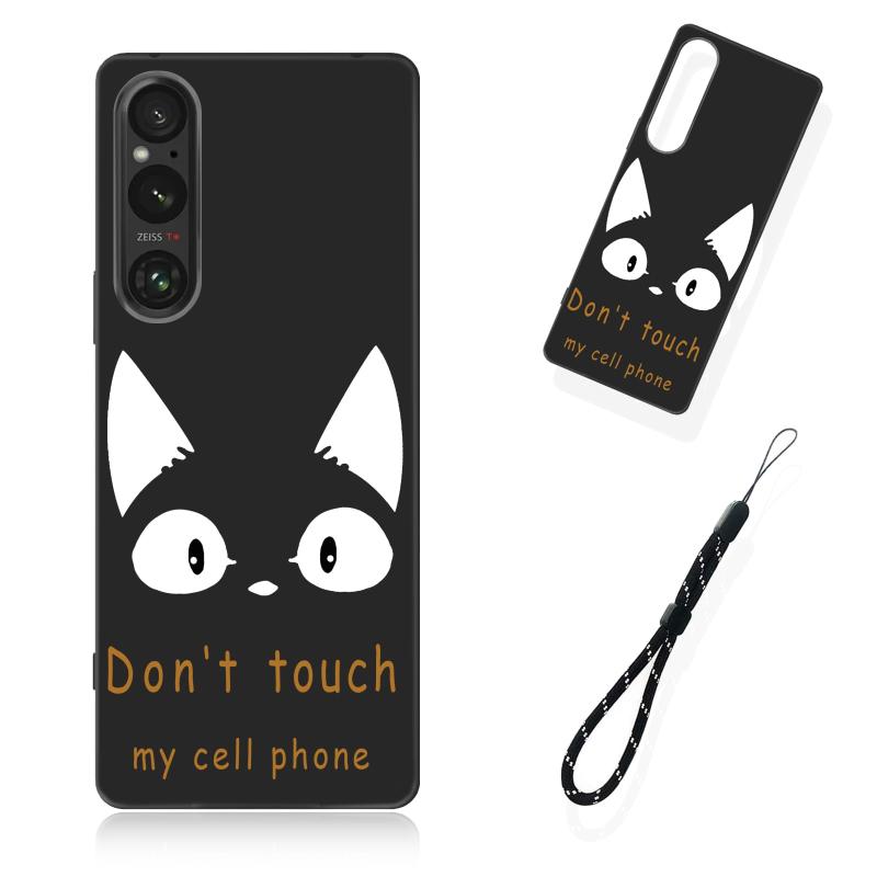 スマートフォン専用保護ケース (Don't touch my cell phone)