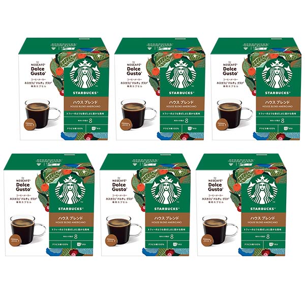 ＜＜ ITEM INFORMATION ＞＞ 商品名 ネスカフェ ドルチェグスト 専用カプセル スターバックス ハウスブレンド AMERICANO 商品詳細 カプセルはネスカフェ ドルチェグスト システム専用です いきいきとして調和のとれた...