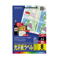 ●簡単ラベル印字ソフト[合わせ名人]で入力の位置合わせが簡単にできます。●紙厚/ラベル本体：0．11mm（総厚196g／平米・0．19mm）●白色度77％程度（ISO）●カット面：8面（ワインラベル用（角丸）／65・95mm）●20枚入り●...