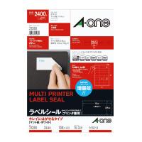 ●A4 100枚　●24面上下余白付　●紙厚/ラベル本体：0.08mm（総厚125g/平米・0.13mm）　●白色度89％（ISO）　●はくり紙は再生可能　●顔料インクでは、表面素材の特性上、インクが乾きにくいので、印刷面にはできるだけ触れ...