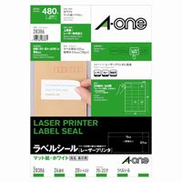 優れたトナーの定着性で、鮮明な印刷を実現。多くのソフトに対応していますので、宛名用や表示用としてお手軽に使用できます。●OAシートラベル（レーザープリンタ用）●総厚：140μm●ラベル厚：70μm●規格：24面●1冊入数：20枚●片数：48...
