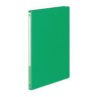 ●経済的な実用タイプです。　●ボード表紙　●樹脂製とじ具　●穴数/2穴（80mmピッチ）　●とじ幅/12mm　●収容枚数/約120枚　●表紙/色厚板紙（古紙パルプ配合）　●とじ具/押さえ板：再生PS　●スライドコマ：再生PP　●とじ具と表紙...