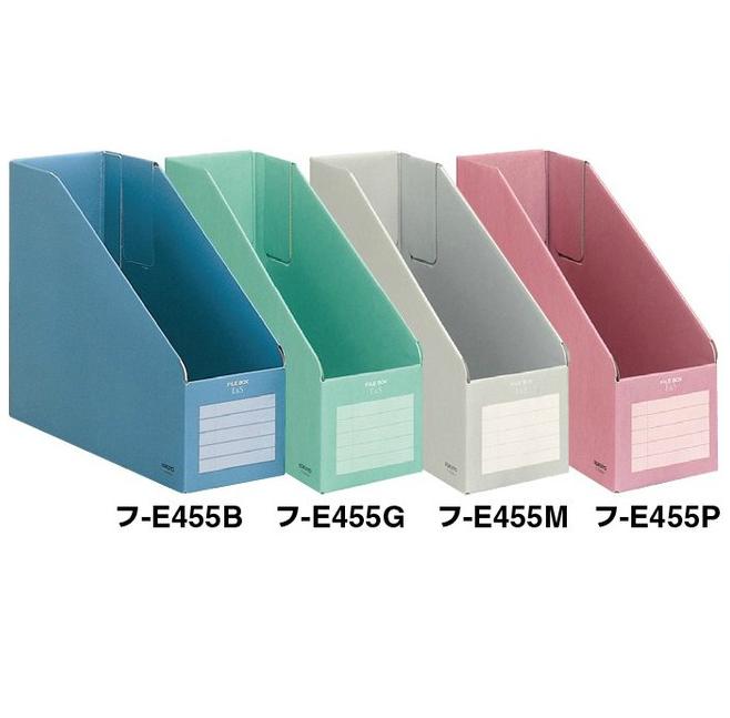 ●縦置きで棚の中の薄型ファイル整理に、横置きでE型収納や机上のフォルダー整理に使い分けることができます。 ●横置きの時の高さは240mmで、3×3保管庫にぴったり3段で収まります。 ●材質／段ボール サイズ：A4-ヨコ 収容寸法：94 外寸...