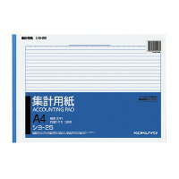 ●サイズ／A4横　●罫幅／6．5mm　●横罫27行　●目盛り付き　●50枚　●紙質／上質紙（古紙パルプ配合）　●紙厚／50g/平方メートル　●各種統計用に最適k5110-3750　zaikoG