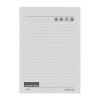 ●サイズ／セミB5　●横罫25行　●枚数／50枚　●紙質／上質紙（古紙パルプ配合）　●罫色／グレー　●表紙の裏に便利な文例付きk5167-9897