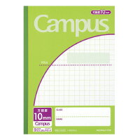 ●サイズ／セミB5（6号:252×179mm）　●10mm方眼罫　●30枚　●表紙色／ライトグリーン　●ひらがな・漢字の科目シール、背見出しシール付き　●中紙／上質紙（森林認証紙）　●罫線色／目に配慮した青緑　●目の疲労が少ないグリーン系の...