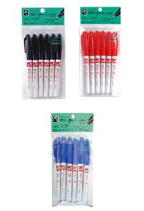 M700-T1-6P　黒、M700-T2-6P　赤、M700-T3-6P　青 ●サイズ：141×15×13mm（1本あたり） ●重量：9g（1本あたり） ●極細タイプ（筆記線幅 0.7mm）のクリップ付きマジックインキです。 ●臭いの少ない...