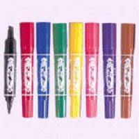 定番ハイマッキー。●油性マーカー●油性インク●種別：マッキー＜太・細＞●仕様：12色セット（黒・赤・青・緑・黄・茶・ピンク・紫・オレンジ・ライトブルー・ライトグリーン・ライトブラウン）●本体長：140．8mm●軸径：21．8mm●線幅：太字...