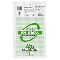 ●800×650×t0．03mm　●材質／低密度ポリエチレン　●再生原料を80％使用したエコマーク認定の環境対応ポリ袋k6120-9039