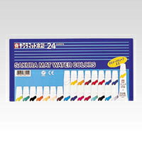 ●キャップが大きく子供にも開けやすい。 ●適度にやわらかいので絵の具が絞り出しやすく空気が入りにくいので出す量の調節が簡単。 ●入数:1セット ●仕様：24色(24本) ●容量：各色5ml