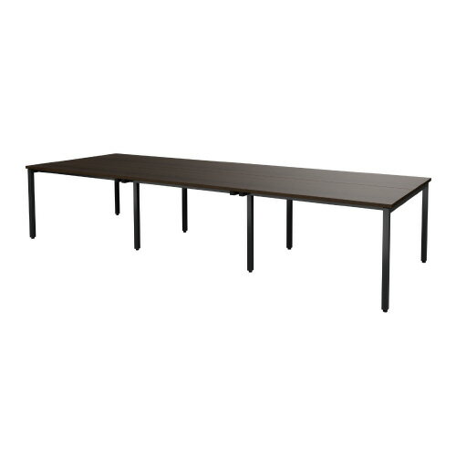 1200×600mmの天板を連結した豊富なサイズと、天板3色×脚カラーのバリエーションがさまざまな空間にフィットするオフィステーブル。ダクトの有無も選べて、フリーアドレスデスクとしても、ミーティングテーブルとしても使用できます。 ●天板サイ...