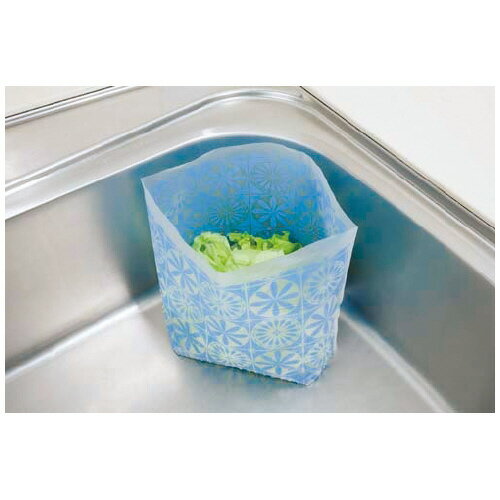 ●シンクに広げて置くだけ！三角コーナー要らずでお手入れ楽々。●寸法／（約）幅250×高さ180×底マチ120mm●単位（入数）／1パック（50枚入）●材質／PEk6433-0747