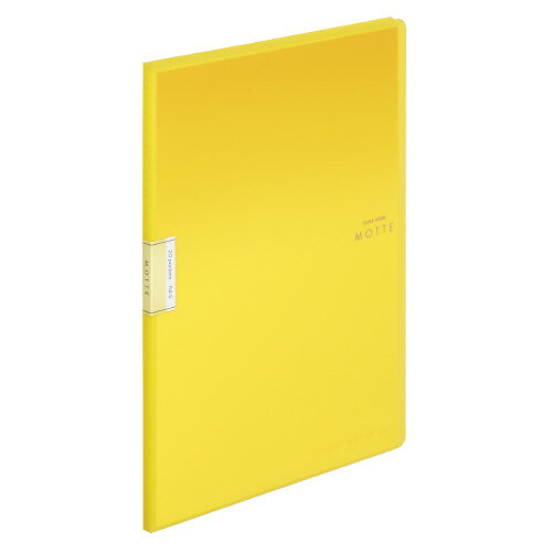 ●背幅がスリムなので、デスクの上でコンパクトにスッキリ縦置きできる●書類を複数冊に分けて整理する時に便利●スリムな背幅に加え軽い（当社比）ので、持ち運びにも便利●A4タテ●サイズ/304×230×9mm●色/黄●固定式●材質/ポケット：PP...
