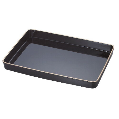 ●セレモニーの必需品。A3判用紙がすっぽり収まる。●外寸法／W548×D382H55mm●内寸法／W496×D334×H50mm●材質／木質（漆塗り）●質量／1600g●色／黒・金縁k5438-9809