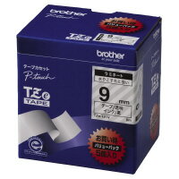 ●ラミネートテープカセット5本パック　●長さ8m　●テープ幅9mm　●透明に黒文字　●プラスチックの再利用60％以上k6120-6717