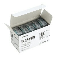 ●包装材を減らし、廃棄物を削減したテプラのエコパックです。　●ラベル幅／18mm　●ラベル色／透明　●文字色／黒　●テープ長さ／8m　※Pテープマークの付いたラベル作成機以外には使用できません。k6130-9463