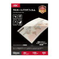 ●静電気の発生しにくいフィルム　●サイズ／216×303mm　●A4サイズ　●厚み／0．100mm　※アコ・ブランズ・ジャパン（旧　日本GBC）製のラミネーターをご使用ください。k6473-2589