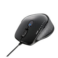 ●色/ブラック●サイズ/マウス本体：W80×D106×H41mm ●質量/本体：約98g　●ボタン/5ボタン　●分解能/1000/1600カウント●付属品/取扱説明書　●保証期間/6ヵ月k6479-1760