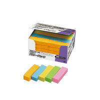 ●強粘着タイプのポスト・イット（R）見出しです　●パソコンのデスクトップやキャビネット、樹脂製品などつきにくかった場所にしっかり貼れます　●一目で識別できるネオンカラー　●サイズ／50×15mm　●パワーパック　●90枚×50冊　●蛍光5色...