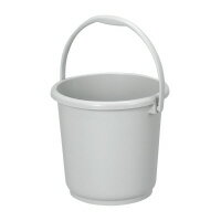 ●本体　●サイズ／口径315×H285mm　●色／グレー　●容量／15L　●材質／PP　●目盛付き　●食品衛生法適合　※本体とフタは別売りですk6238-8221