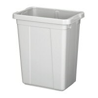 ●丈夫で割れにくい！ 屋外用大型ゴミ箱　●本体：46L　●サイズ／W305×D450×H530mm　●材質／PP　●再生PP70％以上使用　●袋止め付き　※本体とフタは別売りですk6238-8467
