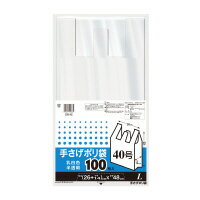 ●サイズ／仕上幅260×マチ140×高さ480mm（高さは何も入れていない状態でのサイズです）　●タイプ／L　●シート厚み／0．02mm　●材質／HDPE（高密度ポリエチレン）　●100枚入　●重いものを入れても安心の厚口タイプk6472-...