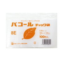 ●収納に便利なチャック付きポリ袋　●標準タイプの2倍の厚みの0．08mm　●サイズ／幅100×チャック下140mm　●厚み／0．08mm　●タイプ／B7　●100枚入り　●材質／低密度ポリエチレン　●焼却時に有害ガスが発生しません　●食品保...