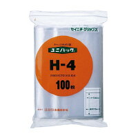 ●チャックの開け閉めがしやすく、食品を入れても大丈夫！セイニチのユニパック（R）　●サイズ／幅170×チャック下240mm　●厚み／0．04mm　●タイプ／A5　　●100枚入り　●材質／低密度ポリエチレン　●食品衛生法適合　※電子レンジ加...