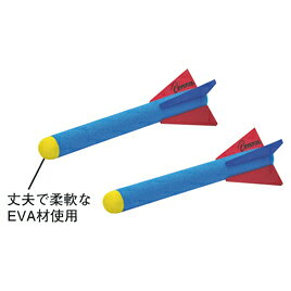 正しい投てきのトレーニングに最適です。●同色2本1組●太さ約5cm●約50g／本●材質／ポール：発泡ポリエチレン、ロケット穂先：EVAe147-651